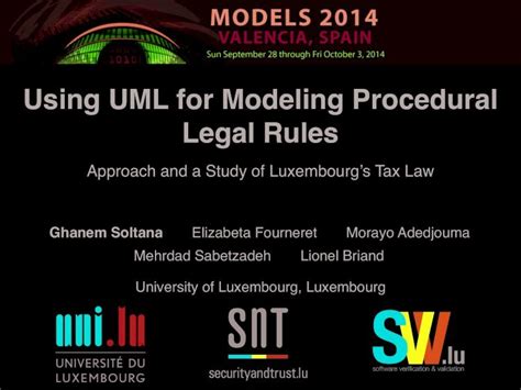 Pdf Using Uml For Modeling Procedural Legal Rules Dokumentips