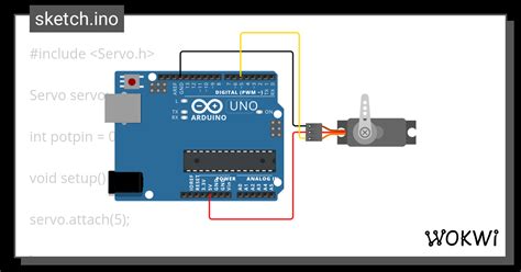 Servomotor Girando Por 10 Grados A La Vez Wokwi ESP32 STM32 Arduino Simulator