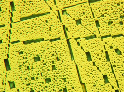 Optical Micrograph 57 μm Width Differential Interference Contrast Of