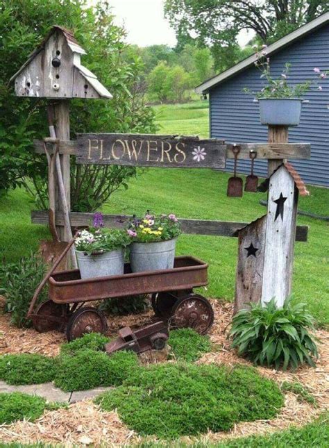 58 Cute Garden Sign Ideas To Make Your Yard Inviting Country Garden Decor Outdoor Gardens