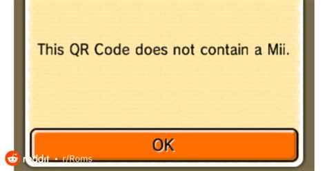 Citra Im Tryna Scan This Mii Qr Code But It Keeps Saying It Doesnt