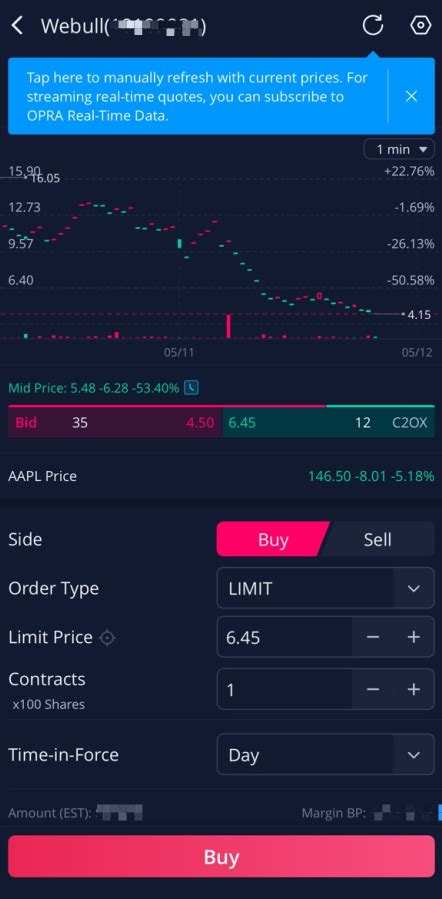 How To Trade Us Stock Option Webull