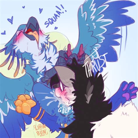 Rule 34 Avian Blush Blush Lines Bodily Fluids Cum Cum In Mouth Cum Inside Dragon Duo