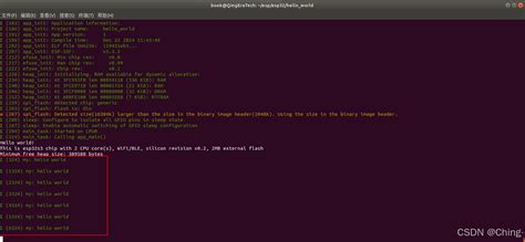 linux下基于最新稳定版esp idf5 3 2开发esp32s3入门hello world输出【入门一】 linux下开发esp32 csdn博客