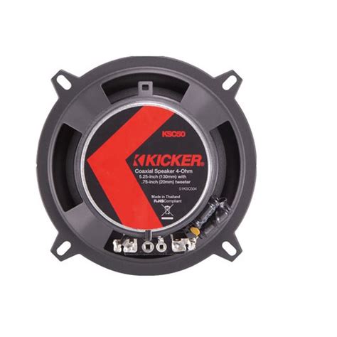 Kicker Ks Series 525 Coaxial Speakers 75 Tweeters 4 Ohm