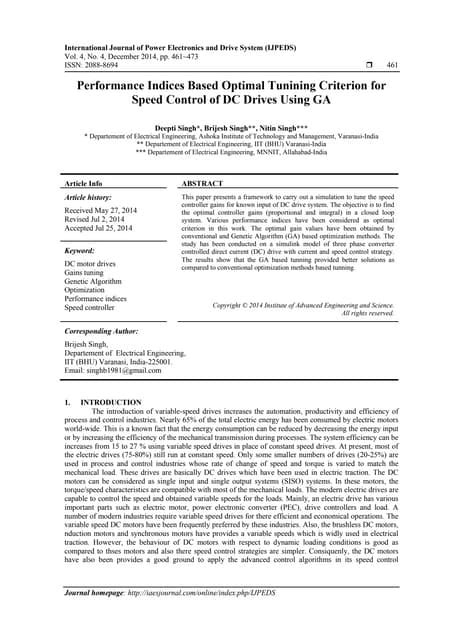Irjet Optimum Design Of Pso Based Tuning Using Pid Controller For An Automatic Voltage