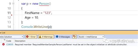 C 中的 required members 知乎