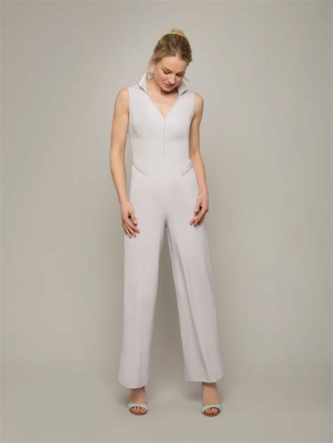 Black Tuxedo Jumpsuit Womens Workwear London Deploy