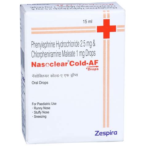 Buy Nasoclear Cold Af Drop 15 Ml In Wholesale Price Online B2b Retailershakti