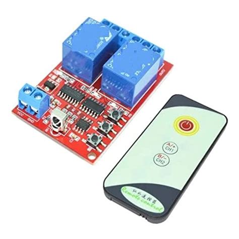 Channel DC V IR Infrared Remote Control Switch High Current Relay Module Board LED Status