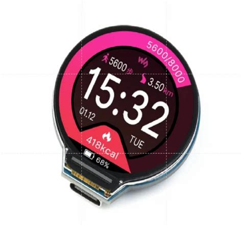 Waveshare Rp2040 Mcu Board With 128inch Round Lcd At ₹ 1349piece In New Delhi