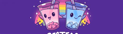 Kawaii Bubble Tea Wallpaper 4k Love Hearts Rainbow 41 Off