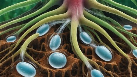 A Closeup View Of Cells Showcasing Intricate Biological Structures