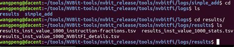 how to run hello cuda elf when using nvbitfi · issue 6 · nvlabs