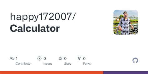 GitHub Happy Calculator