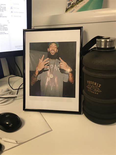 My Work Desk Love This Photo Of Nip R NipseyHussle