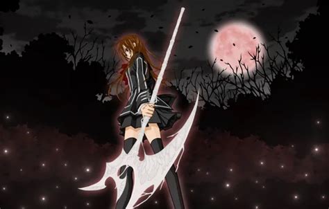 Wallpaper Girl The Moon Anime Vampire Knight Knight Vampire Yuki