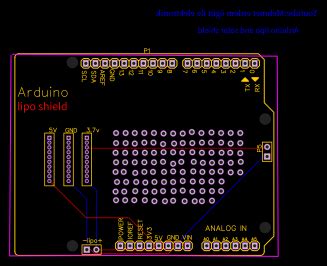 Arduino Lipo Battery Shield EasyEDA Open Source Hardware Lab