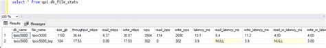 running hammerdb on tpcc5000 database on general purpose tier of