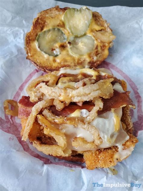 Review Wendys Spicy Pretzel Bacon Pub Chicken Sandwich