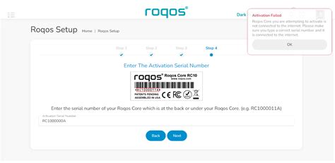 My Activation Fails With An Error Support Center