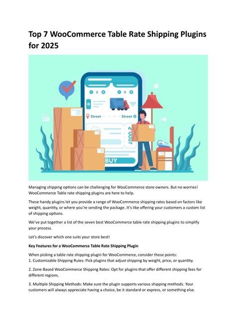 Ppt Top 7 Woocommerce Table Rate Shipping Plugins For 2025 Powerpoint Presentation Id 13956643