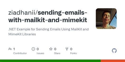 Github Ziadhaniisending Emails With Mailkit And Mimekit Net Example For Sending Emails