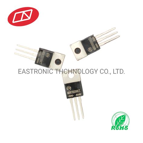 Barrier Rectifier 200v 20a Mbr20200ct To 220 Schottky Diode China