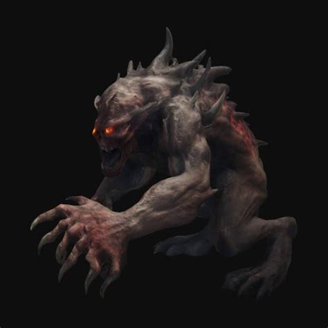 Monstro Gigante Colossal Vindo Do Inferno Download Free 3d Models