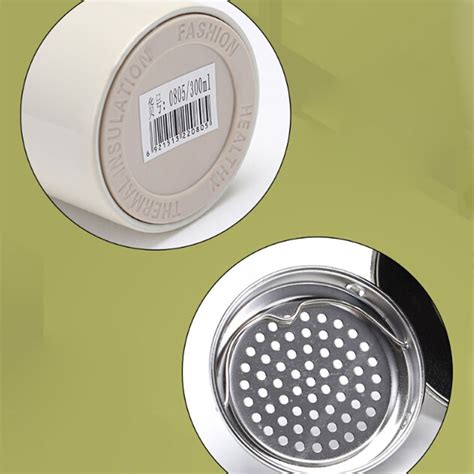 Jiadabao 학생 아동 휴대용 스테인레스 스틸 이중 절연 컵 무작위 색상 배송 용량 230ml