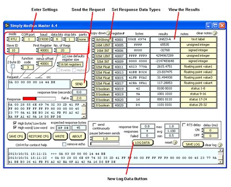 simply modbus modbus rtu ascii master test software