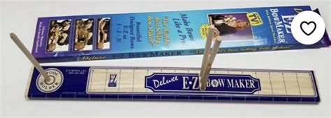 Deluxe E Z Bow Maker Kit With Ribbon Spool Holder Make Professional Bows Crafting And T