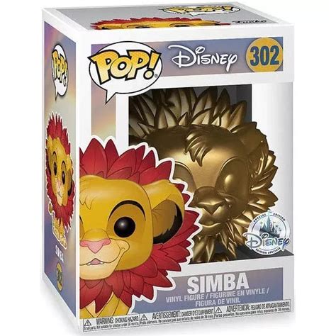 Funko Pop Simba 302 Leaf Mane Gold Disney Vinyl Figure