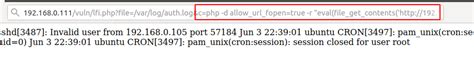 Ssh Log Poisoning Through Lfi Secnhack