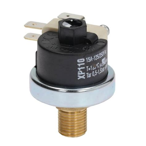 Прессостат XP110 0,5-1,5 Bar, 1/4", ø 6.35мм, 16A 250V, 1320012 купить ...