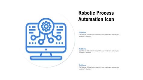 Robotic Process Automation Icon Ppt Powerpoint Presentation Ideas Display