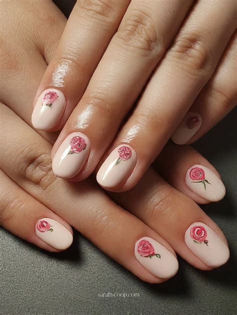 35 Rose Nail Designs