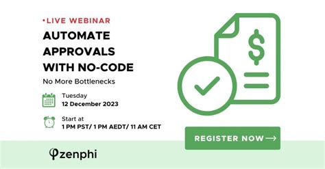 Zenphi On Linkedin Webinar Automate Approvals With No Code No More