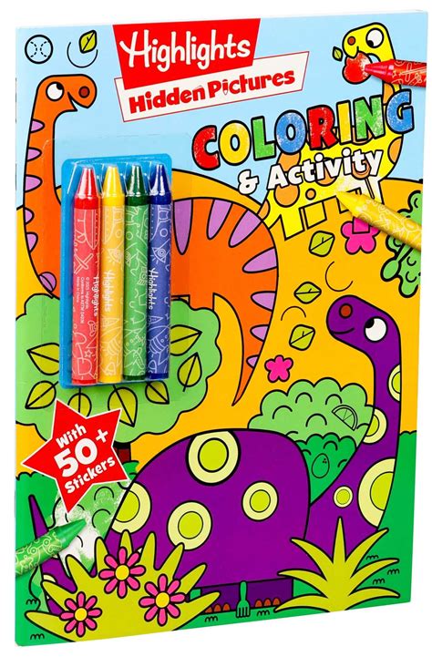 Highlights Hidden Pictures Coloring With Crayons Book By Delaney