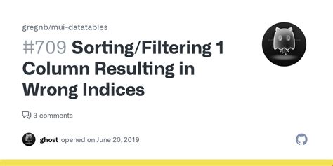Sortingfiltering 1 Column Resulting In Wrong Indices · Issue 709