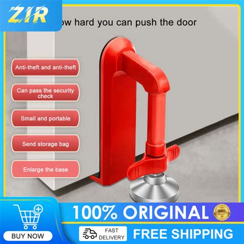 【free Shipping】portable Hotel Door Lock Brace Apartment Door Security