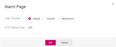 Modifying The Alarm Page — Web Application Firewall User Guide