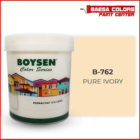 Boysen B 7521 Pure Ivory Semi Gloss Latex 4l Lazada Ph