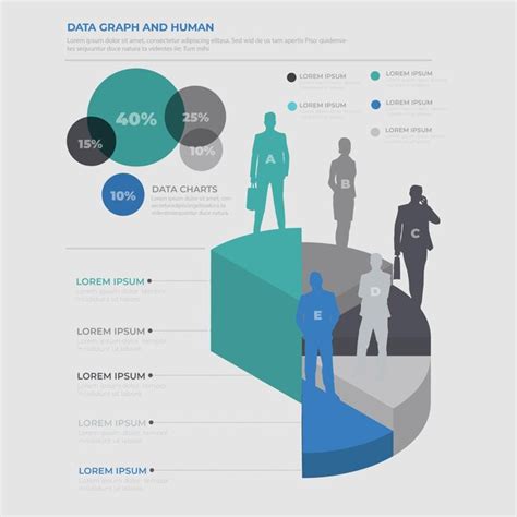 Premium Vector Human Infographic Elements Template Vector Design