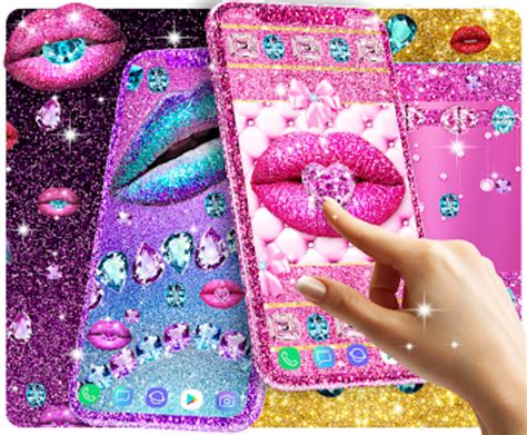 Glitter Lips Live Wallpaper For Android Download