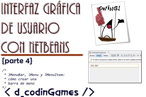 Cómo Crear Un Menú En Java Swing Con Netbeans Dcodingames