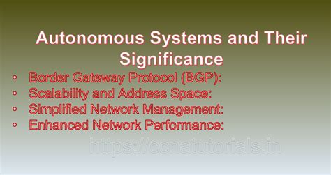Ipv6 And Autonomous Systems Ccna Tutorials