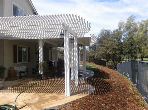Patio Cover Installation Before And After Photos Sacramento