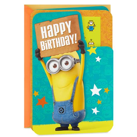 Minions Birthday Card