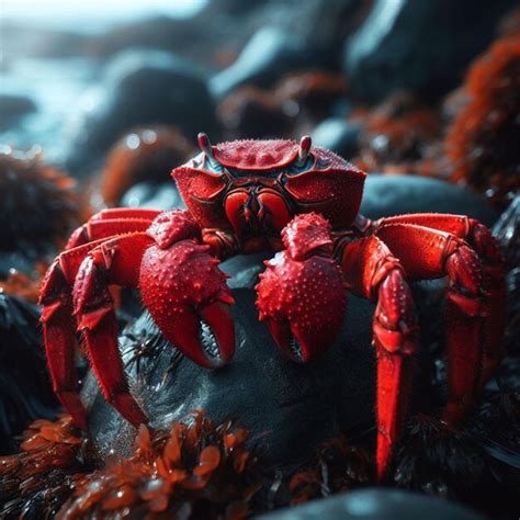 Premium Photo Orange Crab
